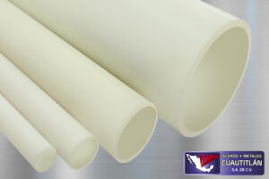 Barra Hueca de Nylamid® M, SL, XL, 901, Azul. Múltiples Medidas.